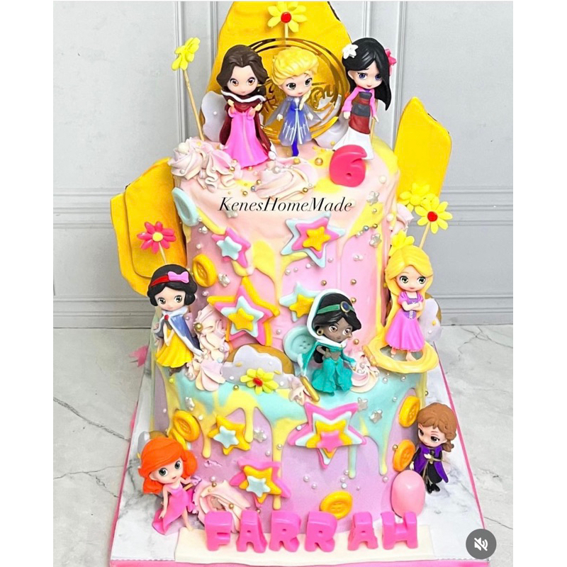Jual Kue Ulang Tahun Princess / Cake Ultah Princess | Shopee Indonesia