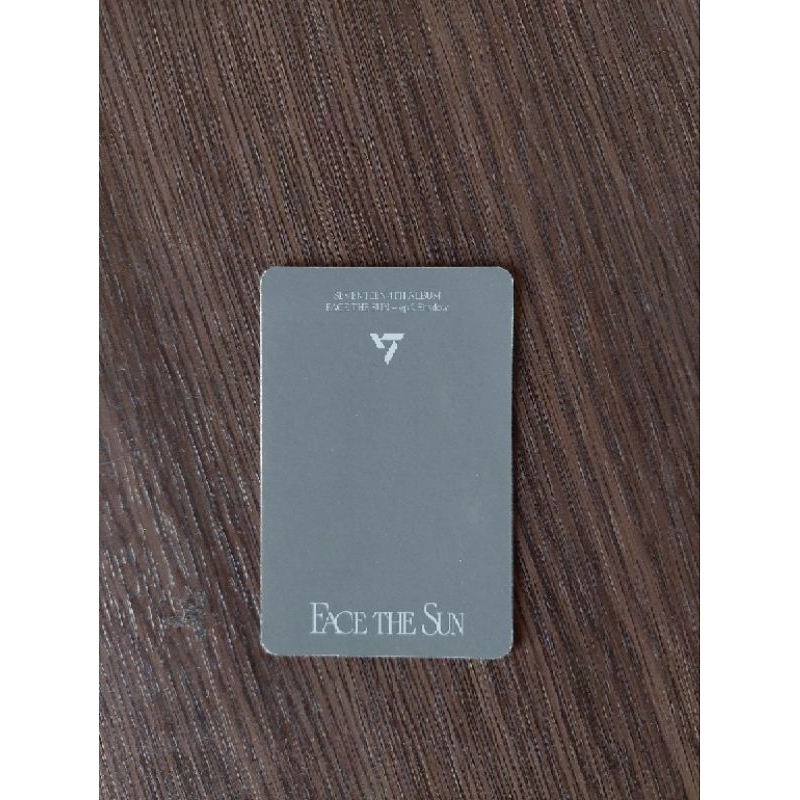 Jual (Official) Photocard Seventeen Mingyu - Face The Sun (Shadow ...