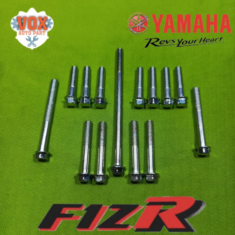 Jual Baut Blok Mesin Kopling Magnet Kanan Kiri Yamaha F1 ZR Fizr 110, Force One | Shopee Indonesia