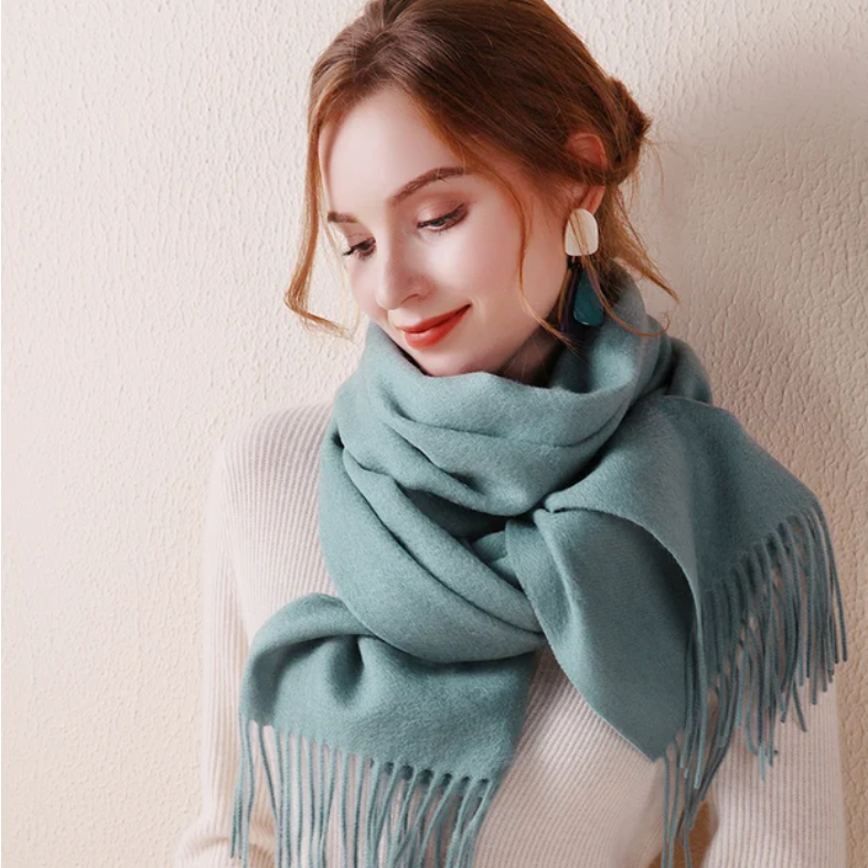 Jual Deer & Grizzly - Syal Korea Scarf Wool Cashmere Tebal Fashion ...