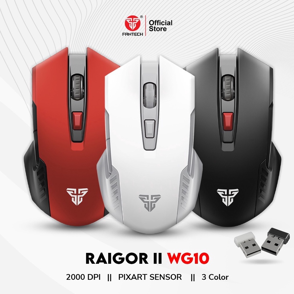 Jual Fantech RAIGOR II WG1 Wireless Mouse Gaming e R7G2 | Shopee Indonesia