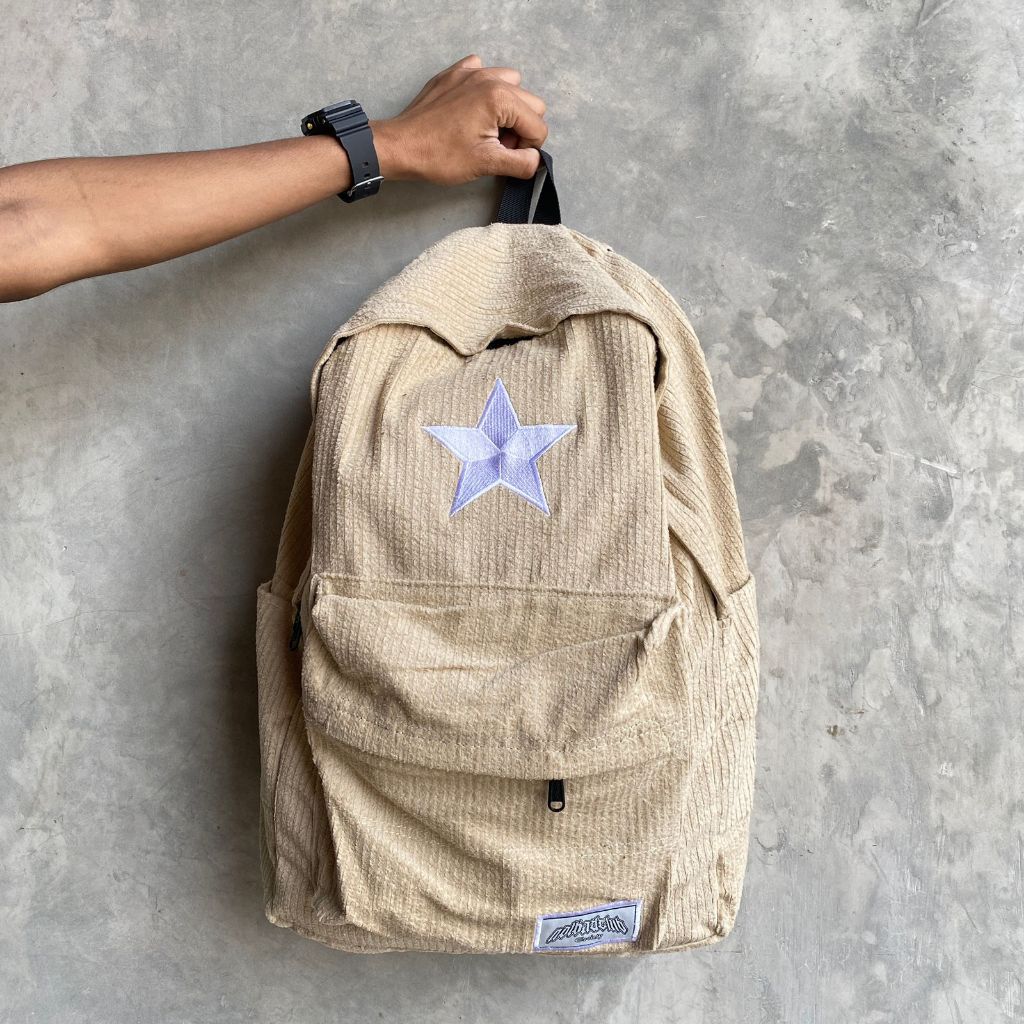 Jual TAS BACKPACK CORDUROY CNVRS BINTANG TRADE PAYTON SERIES REWORKED ...