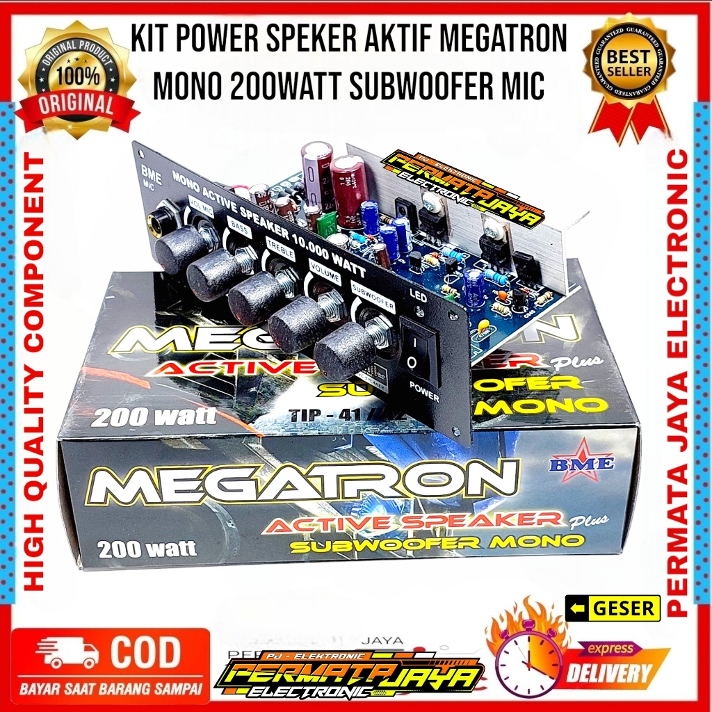 Jual New Active Speaker Plus Subwoofer & Preamp Mic Mono Megatron By BME | Shopee Indonesia