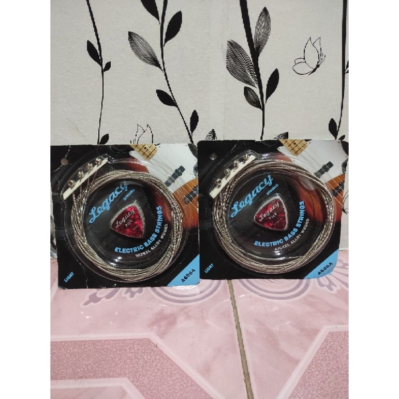 Jual Senar Gitar Bass Merk Legacy + Bonus Pick (4 String) | Shopee ...