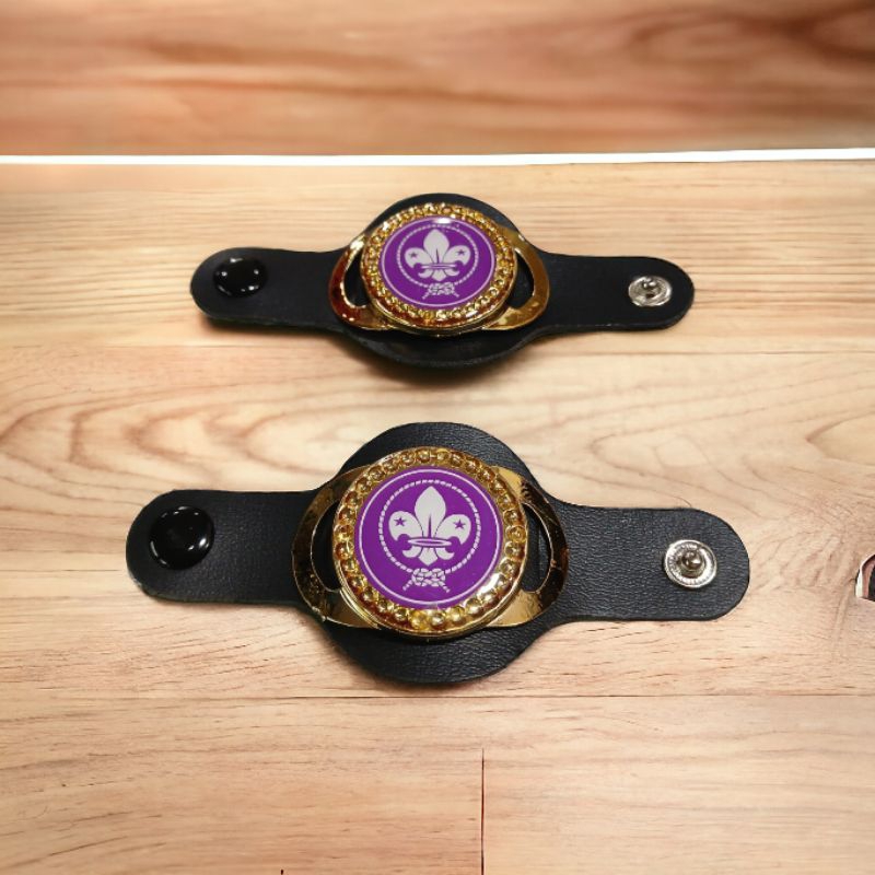 Jual Ring kacu pramuka fiber kupingan ungu scout wosm ring hasduk ...