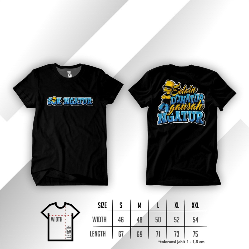 Jual Kaos Selain Donatur Dilarang Ngatur Free Stiker | Shopee Indonesia
