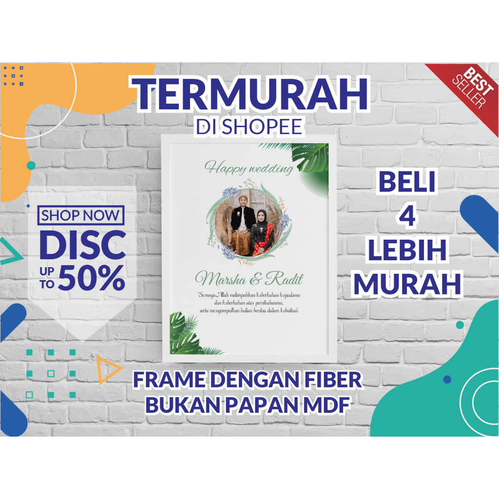 Jual Cetak Foto Frame Block Custom Foto untuk kado wisuda kado ulang ...