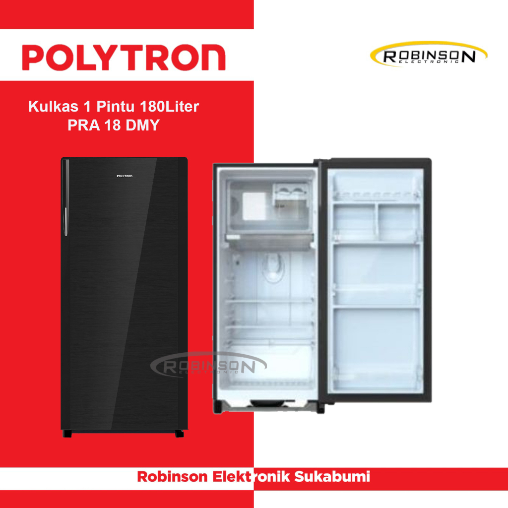 Jual Kulkas Polytron 1 Pintu 180Liter PRA 18 DMY | Shopee Indonesia