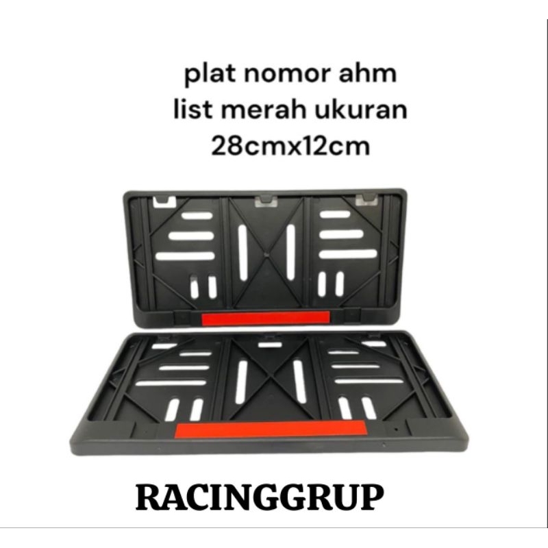 Jual Master619_Store plat nomor ahm list merah untuk plat terbaru ...