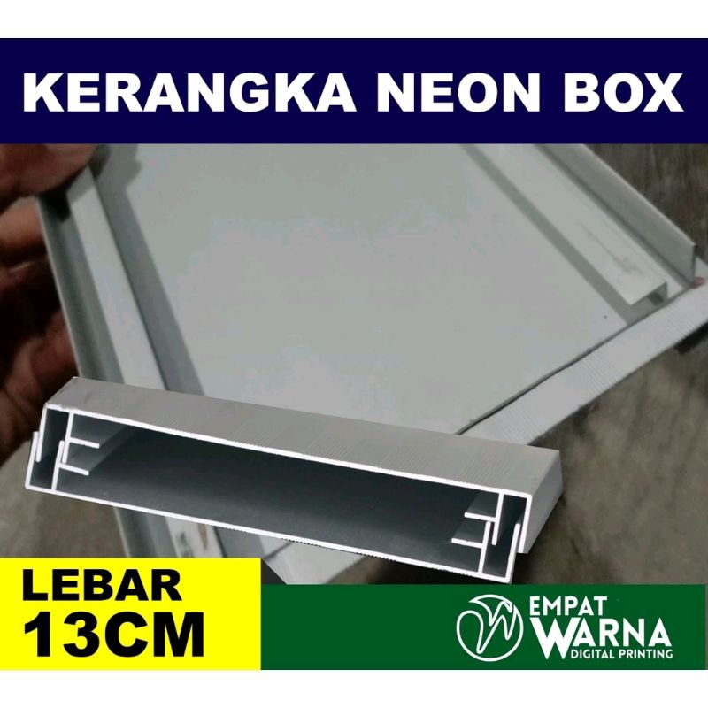 Jual Rangka neon box / Frame Neon box 13cm - sudah satu paket sama siku ...