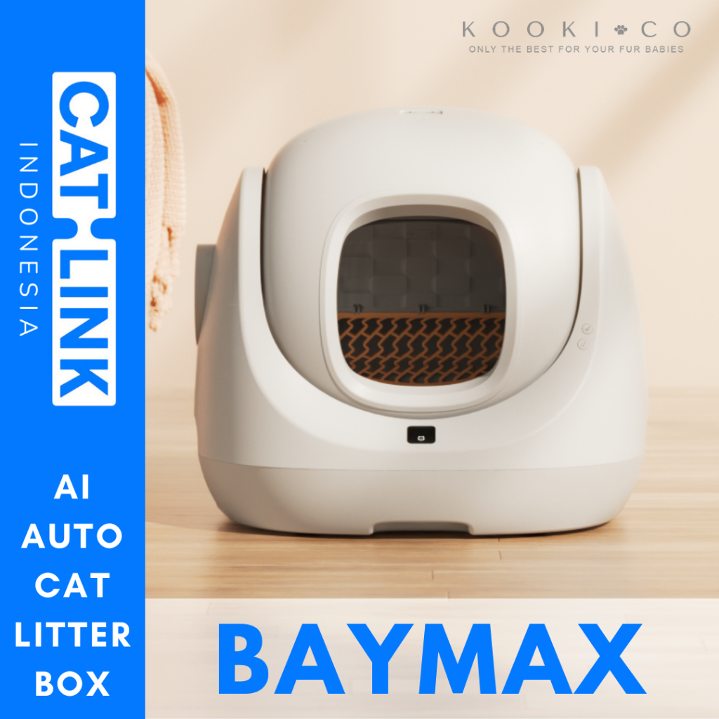 Jual CATLINK - BAYMAX AI Auto Cat Litter Box / Toilet Kucing Otomatis ...