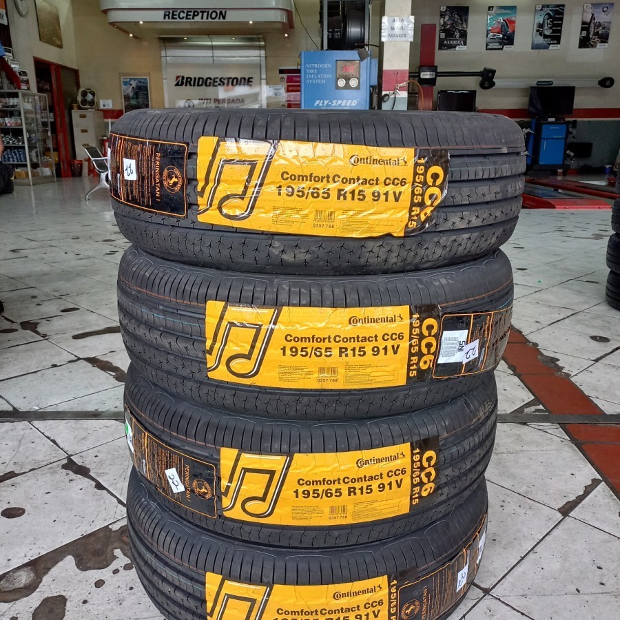 Jual Continental CC6 195 65 R15 Ban mobil apv serena luxio kijang freed | Shopee Indonesia