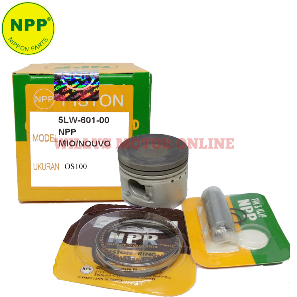 Jual Piston Mio Sporty Oversize 100 NPP / Seher Mio os100 npp / Seher ...
