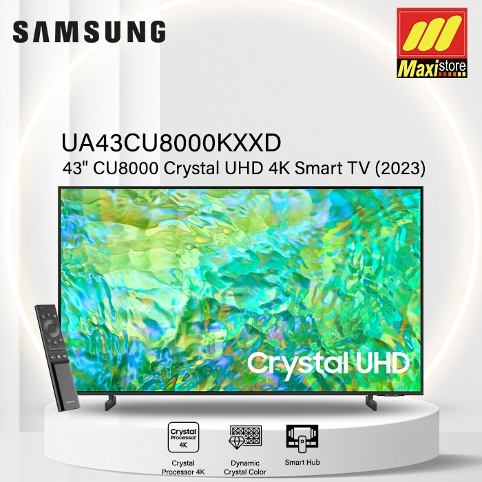 Jual Samsung 43CU8000 / UA43CU8000 LED Smart TV 4K Crystal UHD 43 Inch | Shopee Indonesia