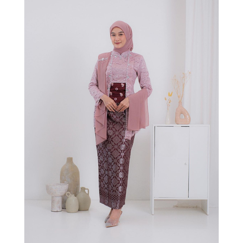 Jual Kebaya Kutu Baru Modern Kebaya Wisuda Lamaran Set Kutubaru Full Payet Tunangan Kondangan ...