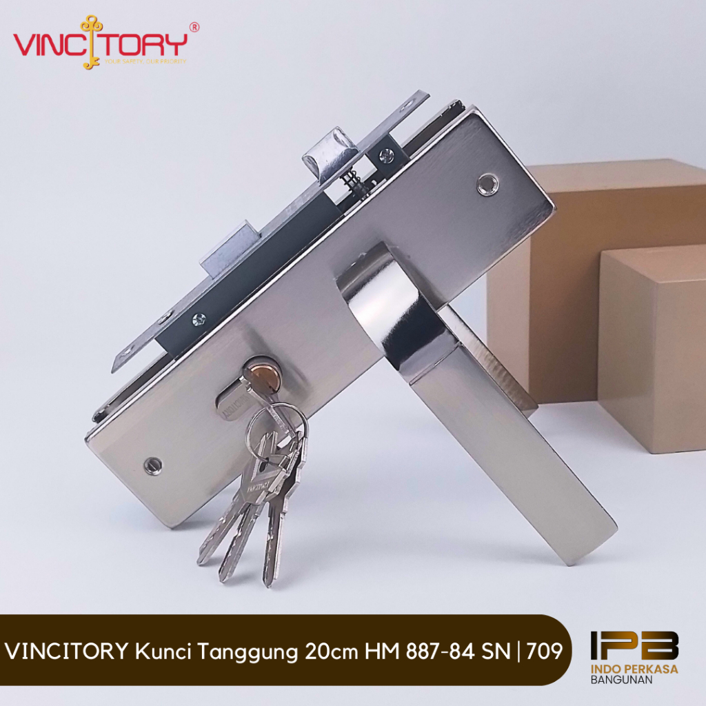 Jual VINCITORY Kunci Pintu Rumah Gagang Pintu Tanggung Stainless HM 84 Kunci Pintu Lengkap | 709 ...