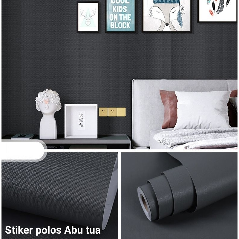 Jual Wallpaper Stiker Dinding Motif kain / Motif Linen sudah ada lemnya ...