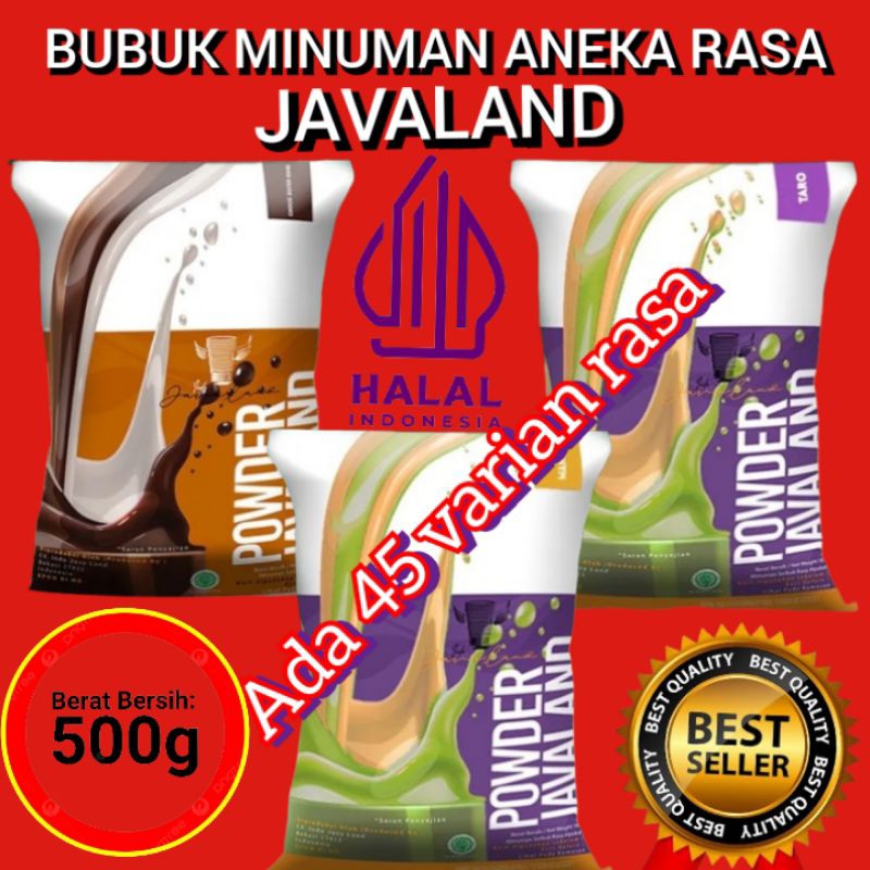 Jual Javaland Bubuk Minuman Aneka Rasa Kemasan 500gr / Serbuk Powder ...