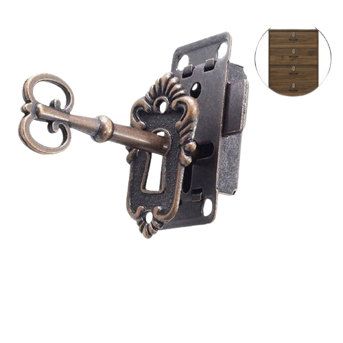 Jual Drawer Lock Set Kunci Kuncian Pintu Laci Lemari Rumah Vintage ...