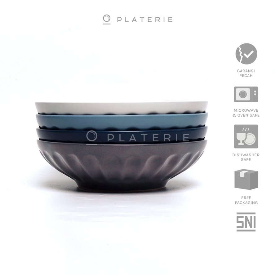 Jual PLATERIE Mangkok Keramik Bowl 8.25 Inch / 20.5cm Minimals | Shopee ...