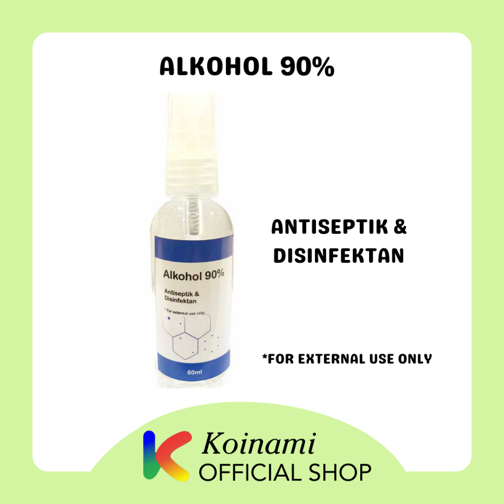 Jual Alkohol 90% Antiseptik & Disinfektan / For External Use Only ...