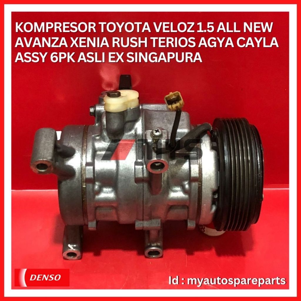 Jual COMPRESSOR AC Mobil TOYOTA VELOZ All New Avanza Xenia All New Rush ...