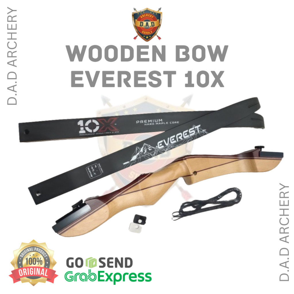 Jual AKUSTA BOWSET / WOODEN BOW EVEREST 10X / WOODEN BOW SET/ JUAL ...