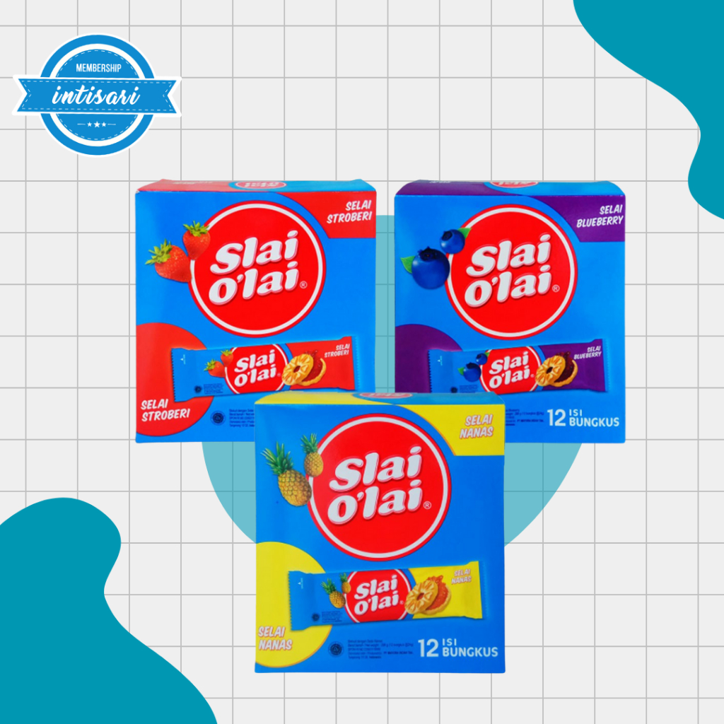 Jual Roma Slai OLai 32gr ( Strawberry, Blueberry, Nanas ) ISI 10pcs ...