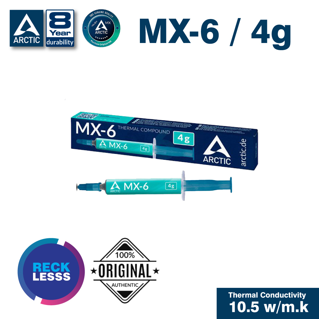 Jual Thermal paste arctic Ultimate MX-6 (4gram) / Thermal Compound ...