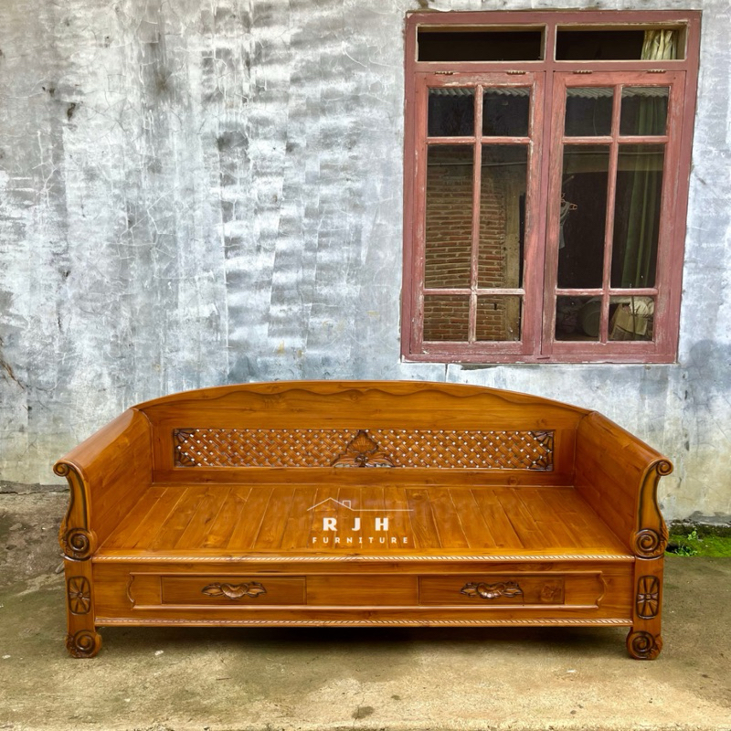 Jual BALE BALE KAYU JATI JEPARA || KURSI BALE || BANGKU BALE | Shopee ...