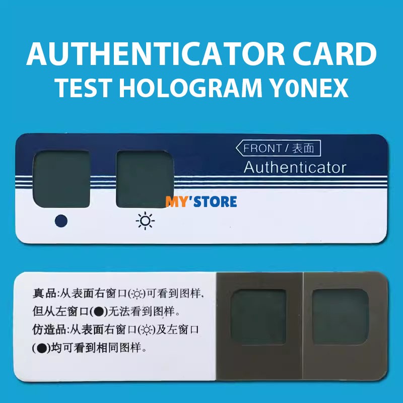 Jual Authenticator Card Kartu Identicator Hologram Original Product ...