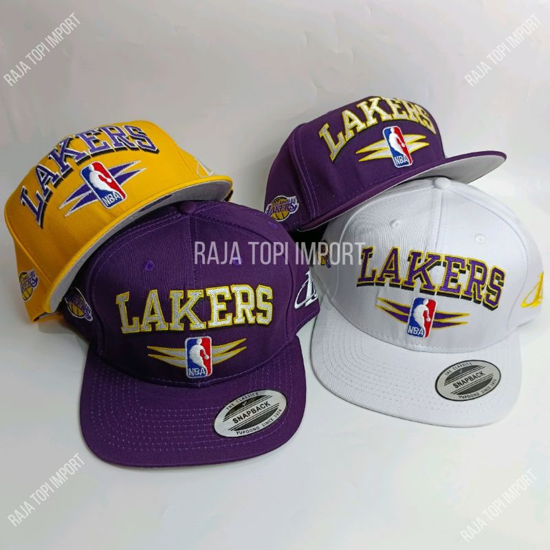 Jual KOLEKSI TOPI LAKERS IMPORT - TOPI SNAPBACK LOS ANGELES LAKERS NBA ...