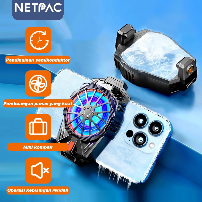Jual KODE L48O NETPAC X57 Funcooler New Back Clip Radiator Ice Semiconductor Penyesuaian ...
