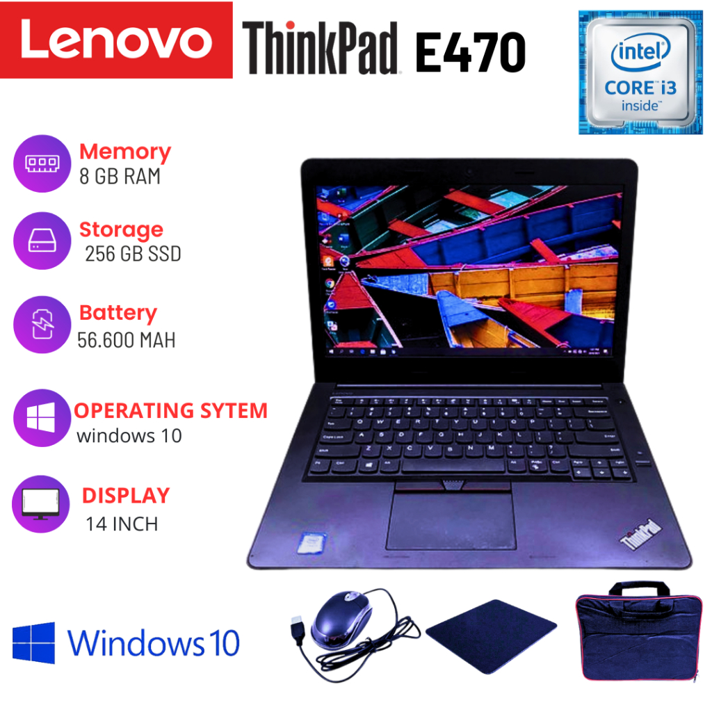 Jual LAPTOP LENOVO THINKPAD E450/E440/E460/E470 SECOND GARANSI 100% LAPTOP COCOK BUAT ANAK ...