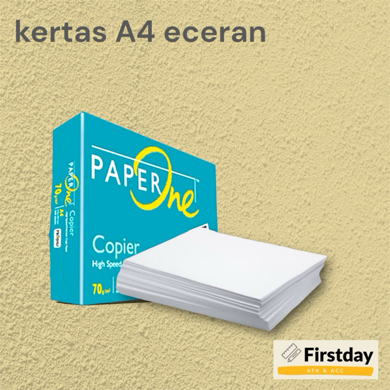 Jual Kertas A4 PaperOne 70 gram / Eceran per 10 lembar | Shopee Indonesia