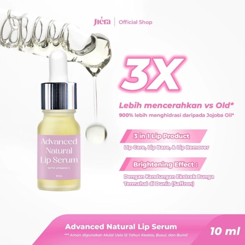 Jual (BPOM) Jiera Advanced Natural Lip Serum with Vitamin C 10ml ...