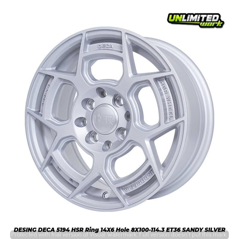 Jual Velg Mobil HSR DESING DECA R14 Untuk Wuling Air Ev Karimun Datsun Go ring 14 | Shopee Indonesia