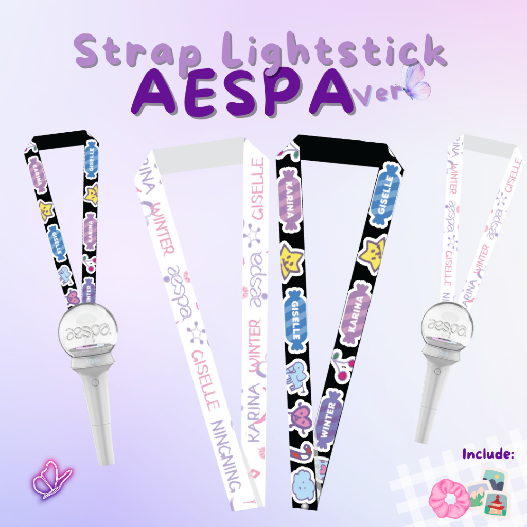 Jual STRAP LIGHTSTICK AESPA Version / Strap LS seubong / Dekorasi ...
