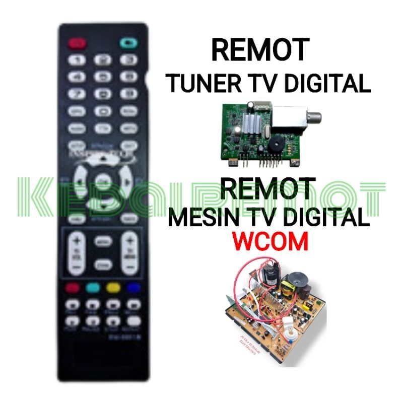 Jual Remot Tuner Digital Remot Mesin tv Digital WCOM | Shopee Indonesia