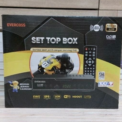 Jual evercoss stb max dan prime digital tv receiver full HD Set top box ...