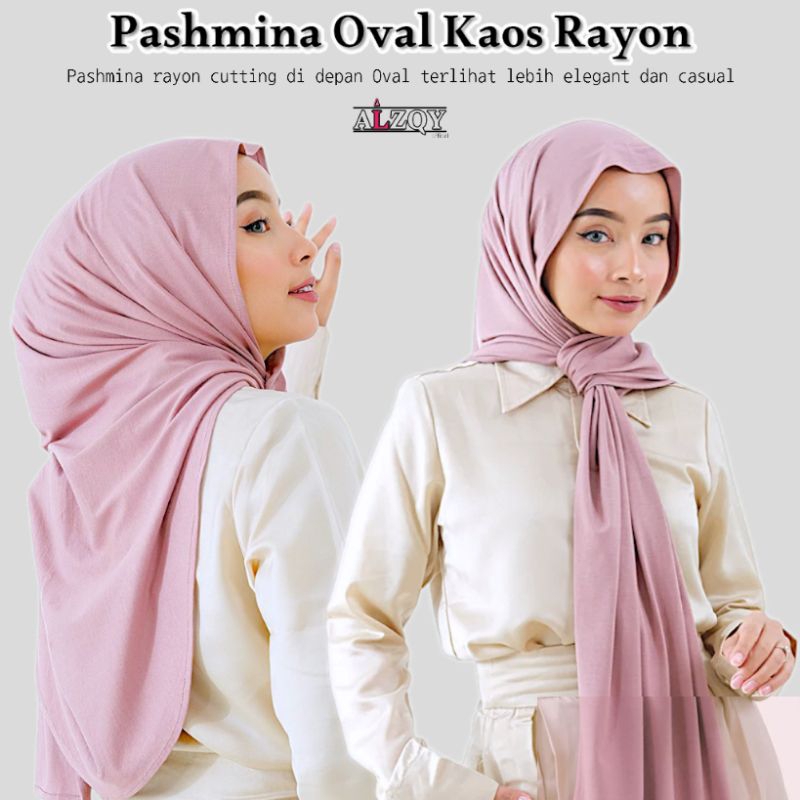 Jual PASHMINA KAOS RAYON OVAL SHAWL - PASHMINA OVAL RAYON SUPER PREMIUM ...