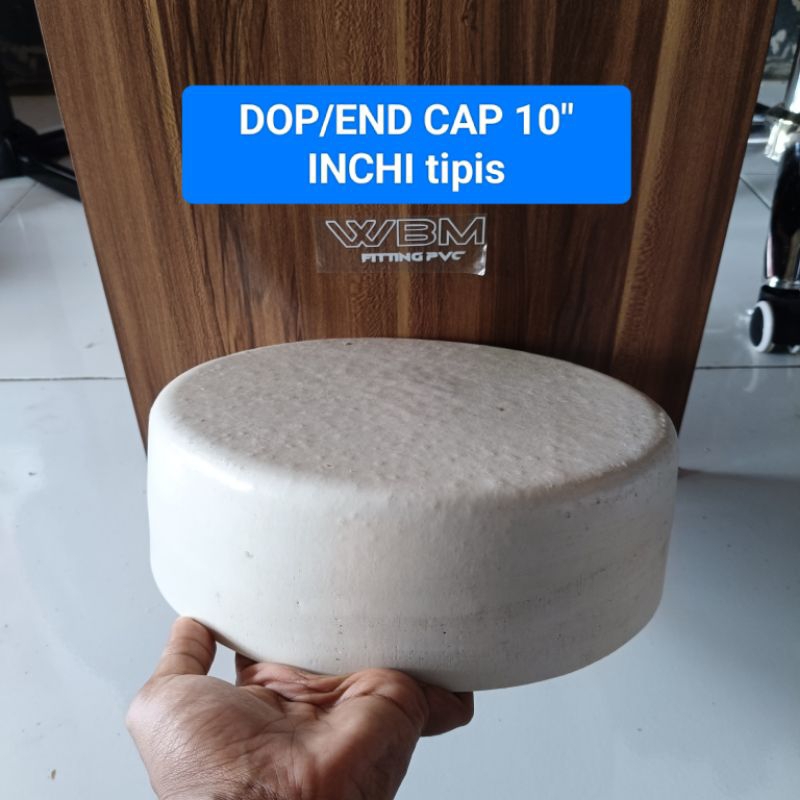 Jual Dop/End Cup pvc 10" inchi tipis tutup pipa paralon 10 inch ...