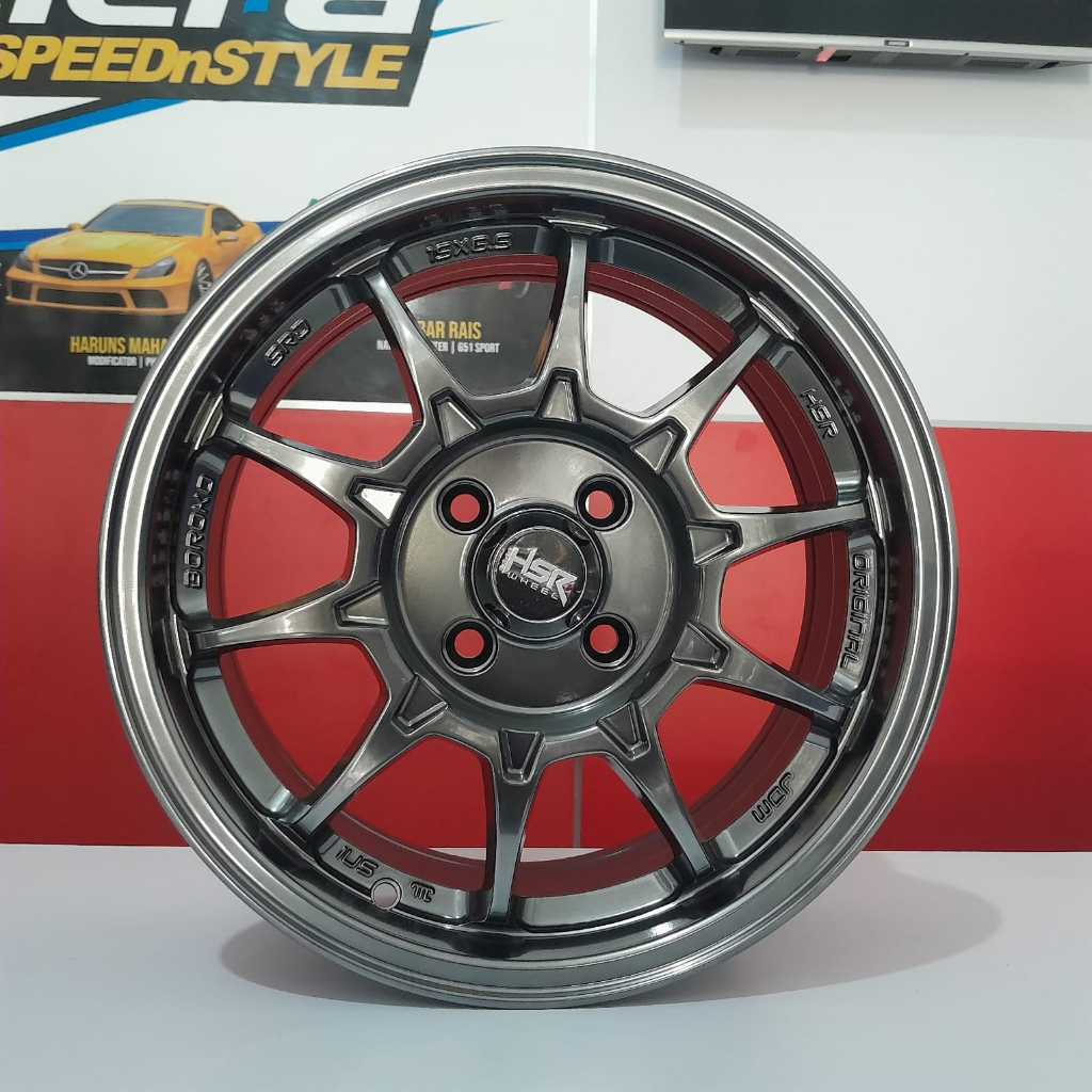 Jual VELG MOBIL RACING HSR WHEELS ORIGINAL TYPE BOROKO SRD COCOK BUAT ...