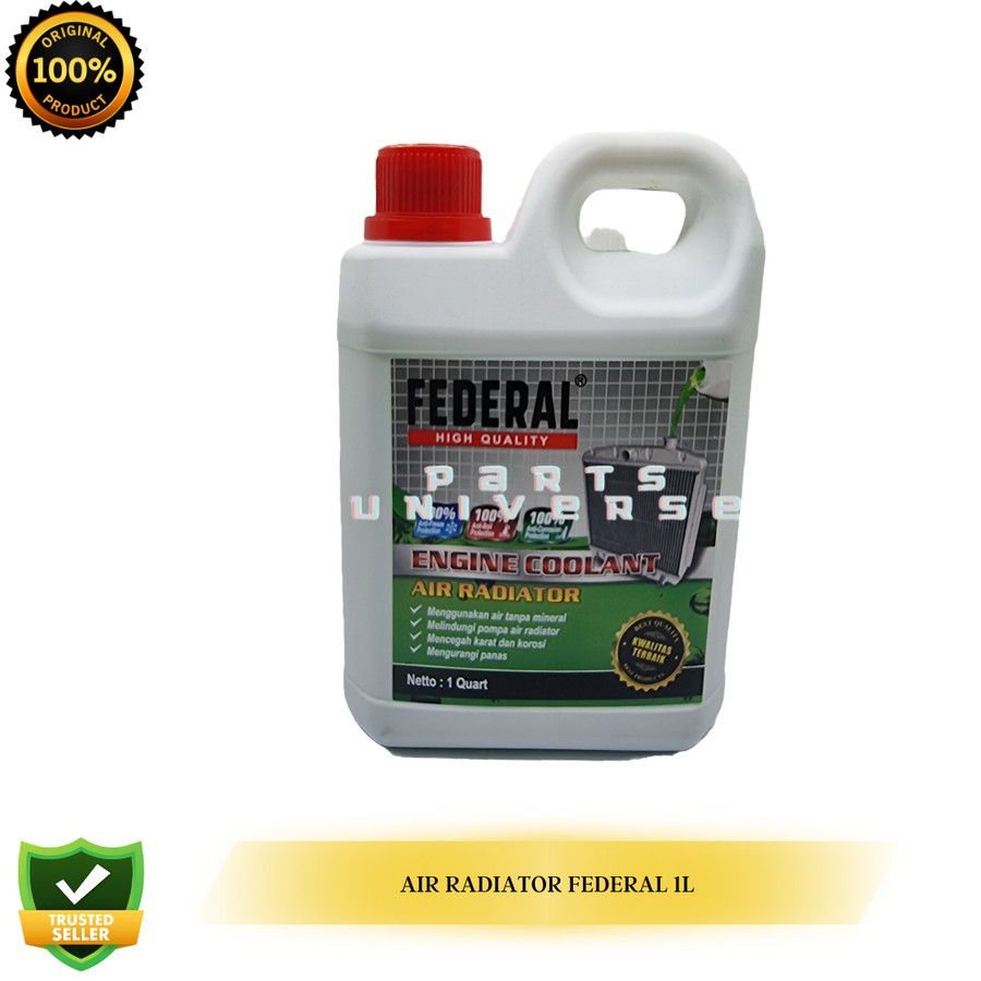 Jual AIR RADIATOR ENGINE COOLANT FEDERAL HIGH QUALITY FED HQ 1L ...