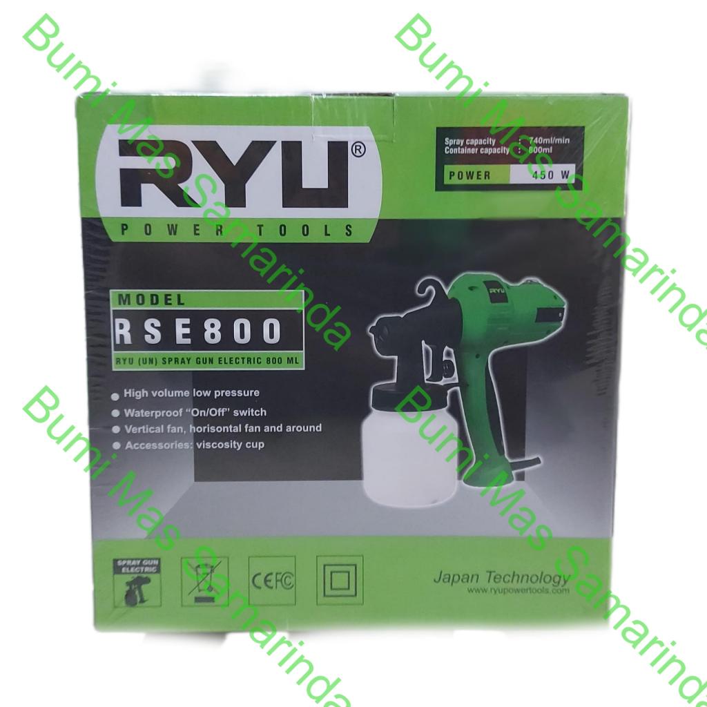 Jual RYU MESIN SPRAY GUN ELECTRIC RSE 800 / MESIN SEMPROT CAT LISTRIK ...