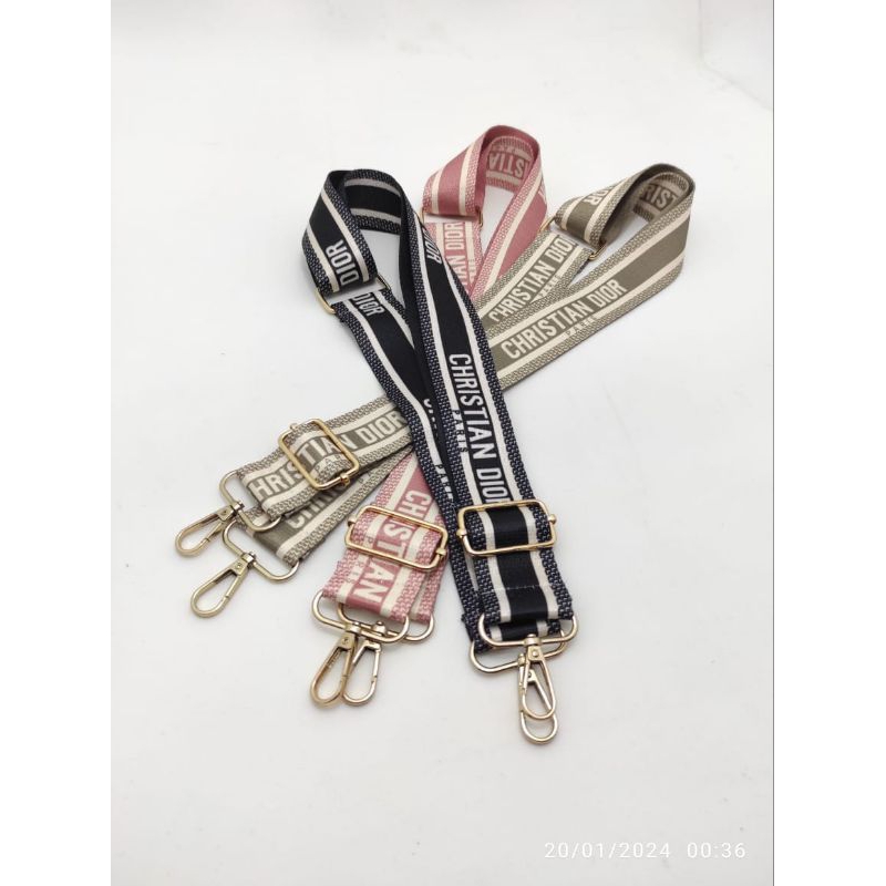 Jual Tali Tas Selempang Webbing Christian ACC kuning | Shopee Indonesia