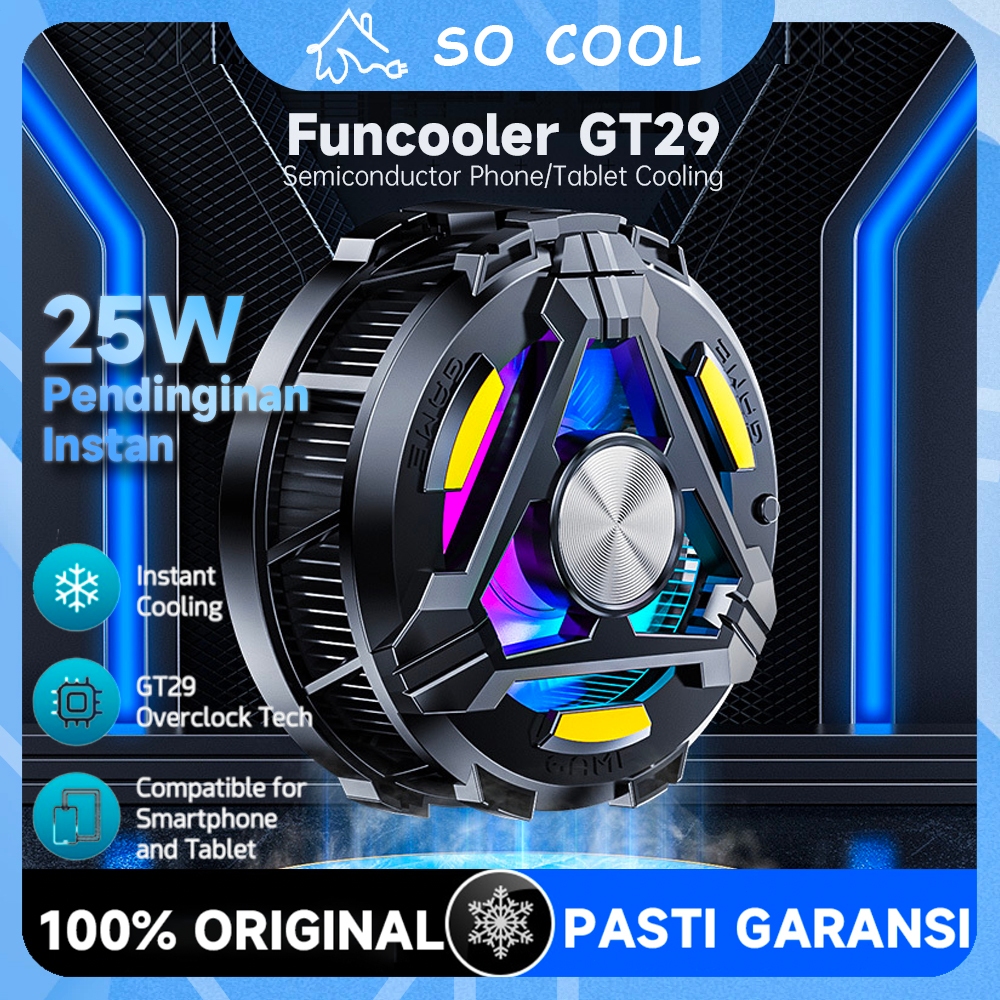 Jual Funcooler GT29 Fan Cooler HP Pendingin HP Tablet Cooling Fan ...