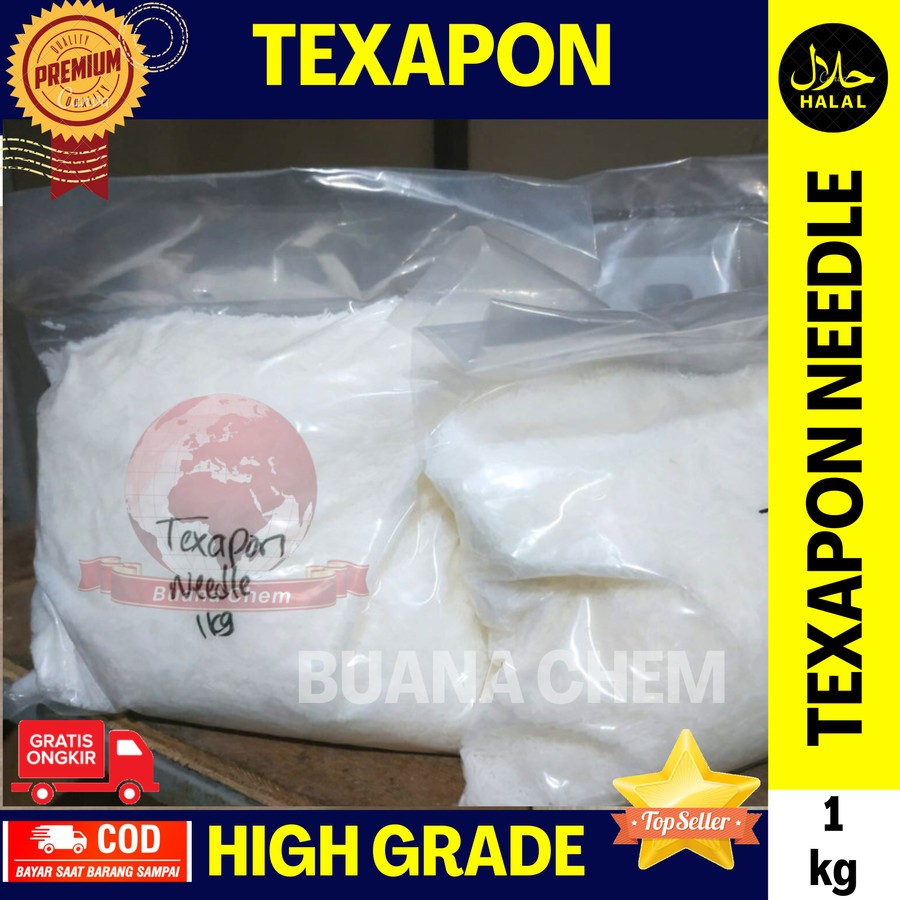 Jual Texapon Powder Needle SLS 1kg Sodium Lauryl Sulfate Emal Jarum ...