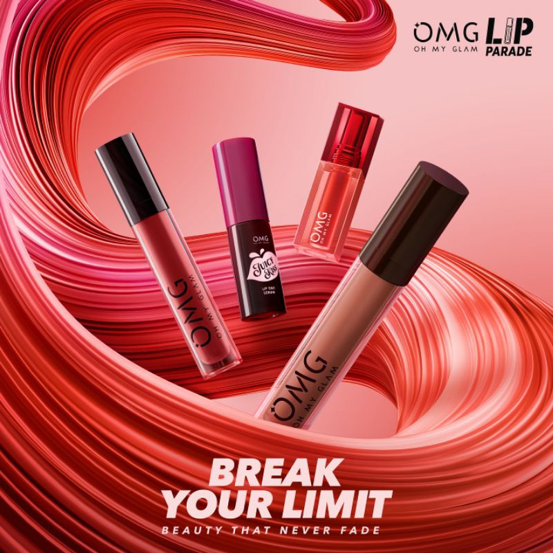 Jual Oh My Glam Lip Series - OMG Matte Kiss Lip Cream - OMG Juicy Kiss ...