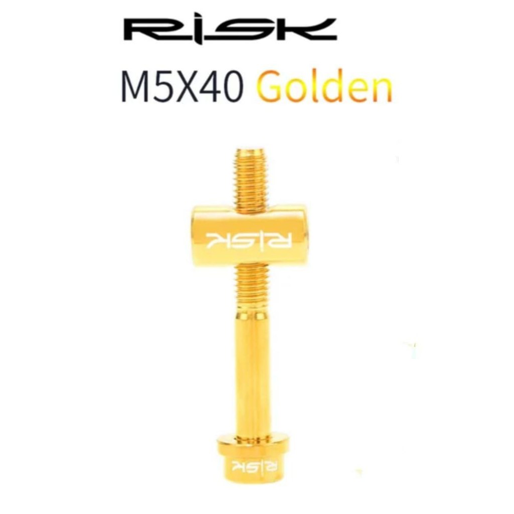 Jual RISK Baut Titanium Alloy M5 Seatpost Clamp Sepeda model Thomson ...